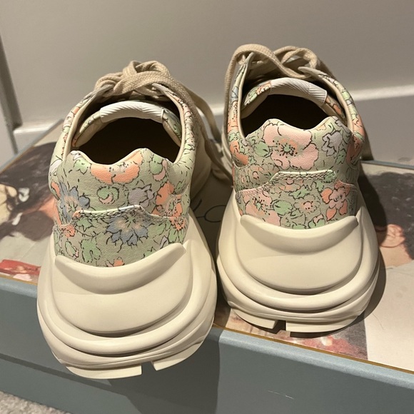 Gucci | Shoes | Gucci Rayton Floral Sneakers Size 37 | Poshmark